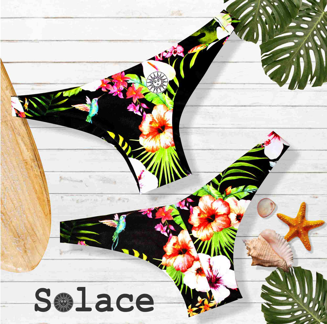 Solace Hummingbird Reversible Cheeky Bikini Bottom – The Solace Life